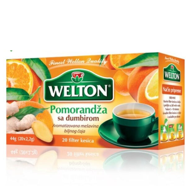WELTON Orange/Ginger Tea 44G – Euro Market
