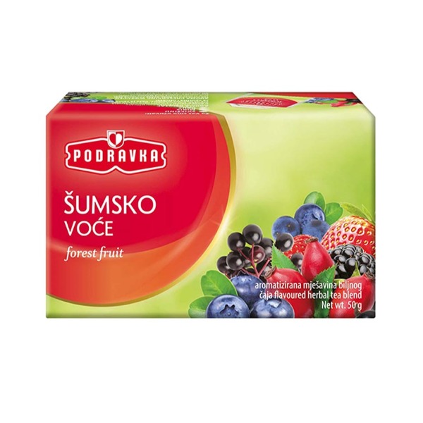 PODRAVKA Forest Fruit Tea 60G – Euro Market