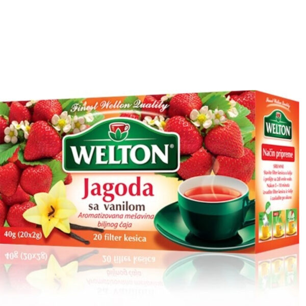 WELTON Strawberry/Vanilla Tea 44G – Euro Market