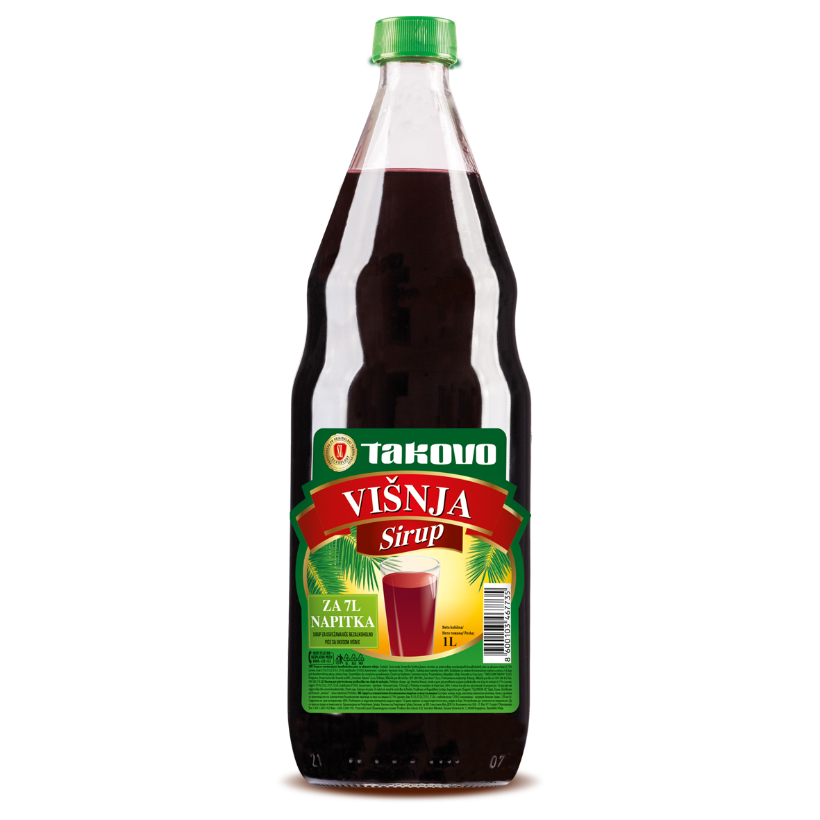 TAKOVO Sour Cherry Syrup 1L – Euro Market